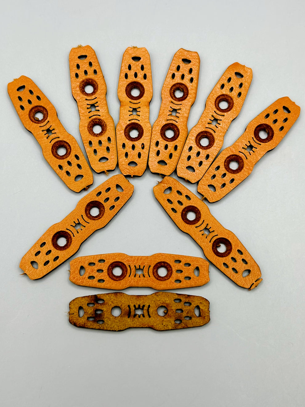 2mm Soft Brown Pit Pouches (10 Pack) – Omega Slings